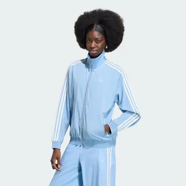 Adidas Originals Summer Glow Firebird Track Top - Light Denim